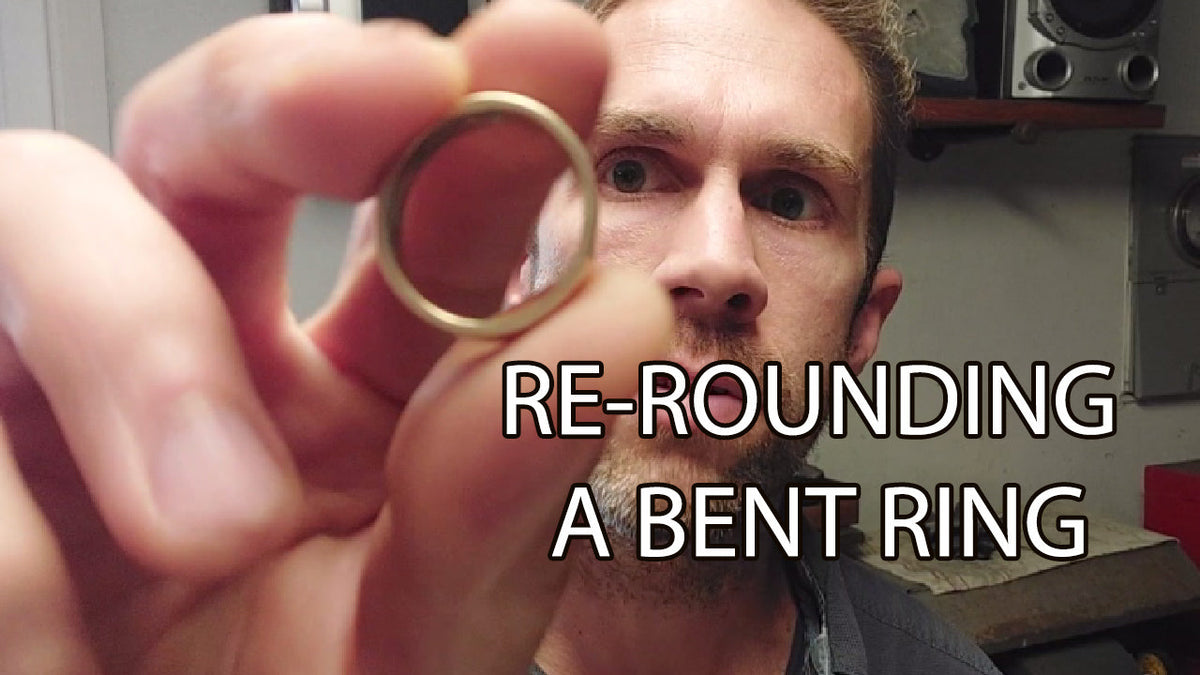 How to Re-round a bent ring at home – Earth Art
