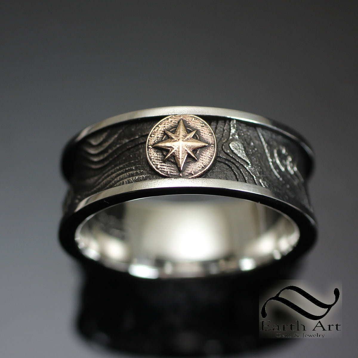 The Wanderer Ring - Sterling and Bronze – Earth Art
