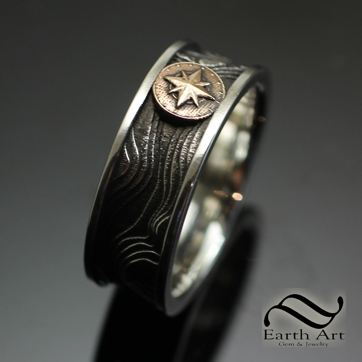 The Wanderer Ring - Sterling and Bronze – Earth Art