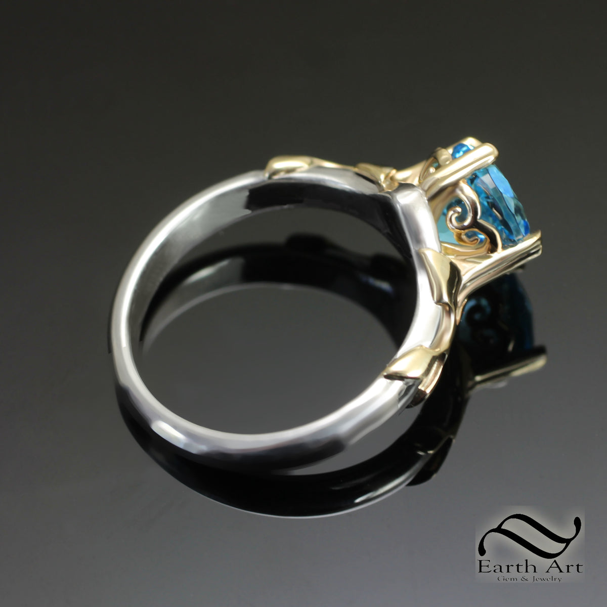 Hearts Ring in Mixed Metals – Earth Art